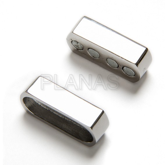 Cierre en Acero Inoxidable.