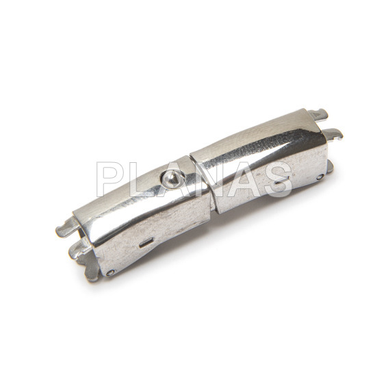 Cierre en Acero Inoxidable.